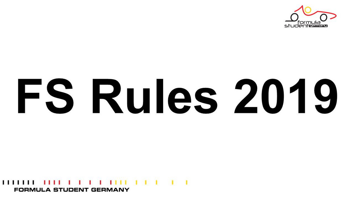 FSG: FS Rules 2018 - Feedback Welcome