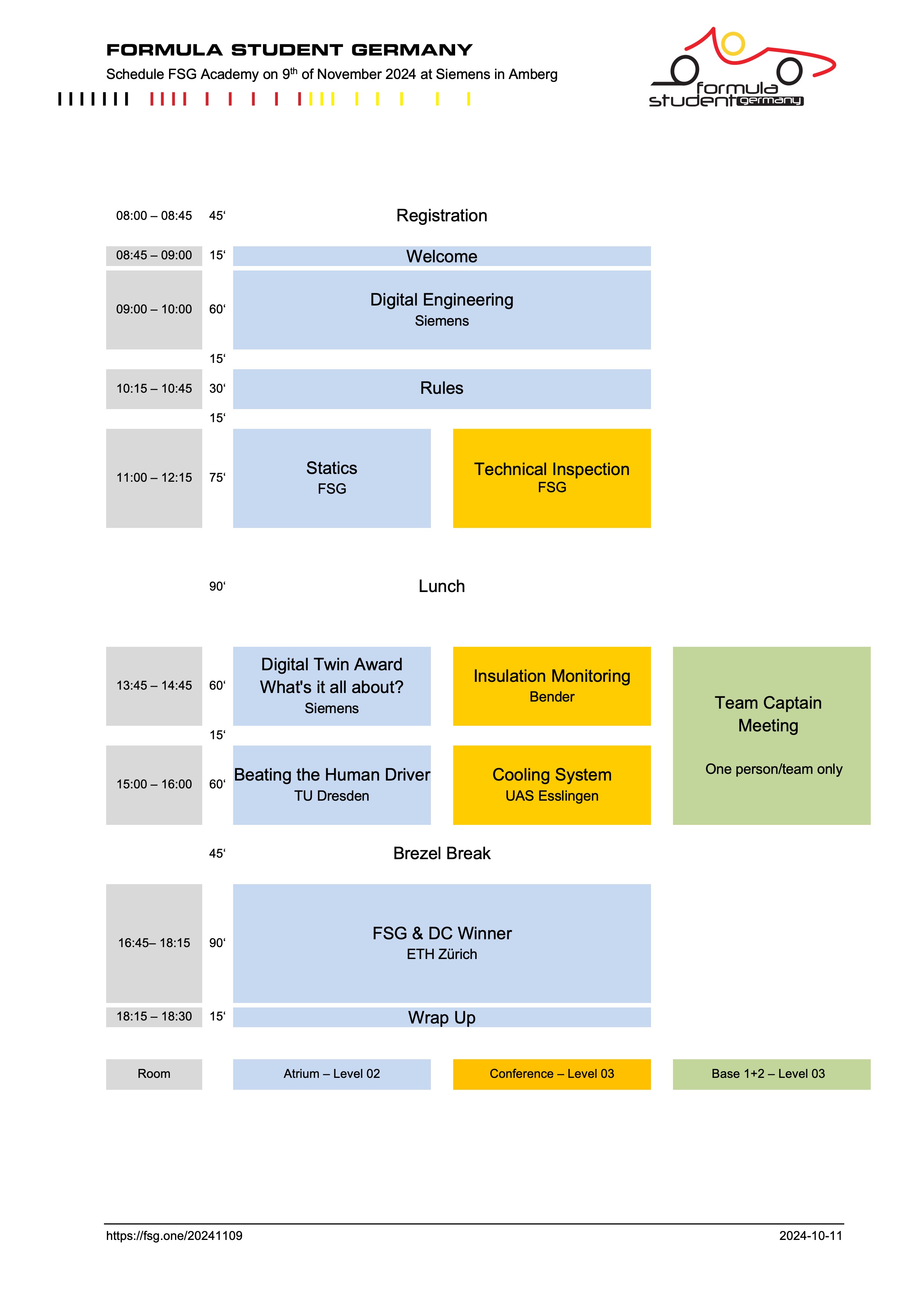 FSG: FSG Academy 20241109 - Siemens - Amberg